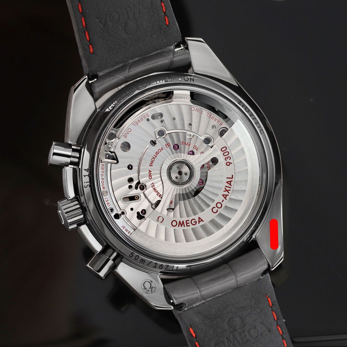 Pre-owned Omega 2025 Speedmaster GREY SIDE OF THE MOON METEORITE 44 ...